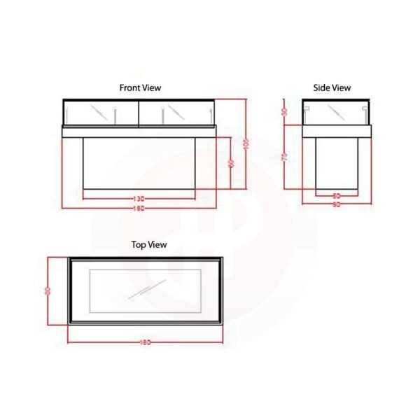 Focus display showcase uv bonded glass180cm wide - Glass Display ...
