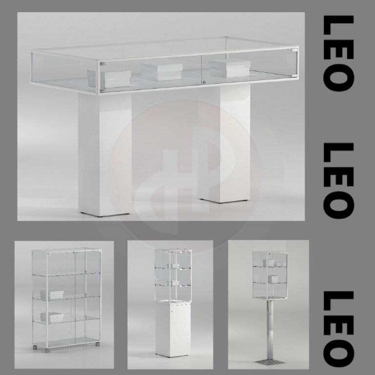 Leo table top showcase 101cm wide - Glass Display Cabinets- Planet Display